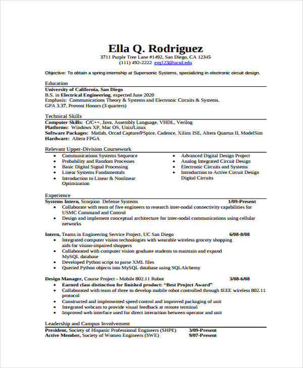12+ Formal Curriculum Vitae - Free Sample, Example Format Download