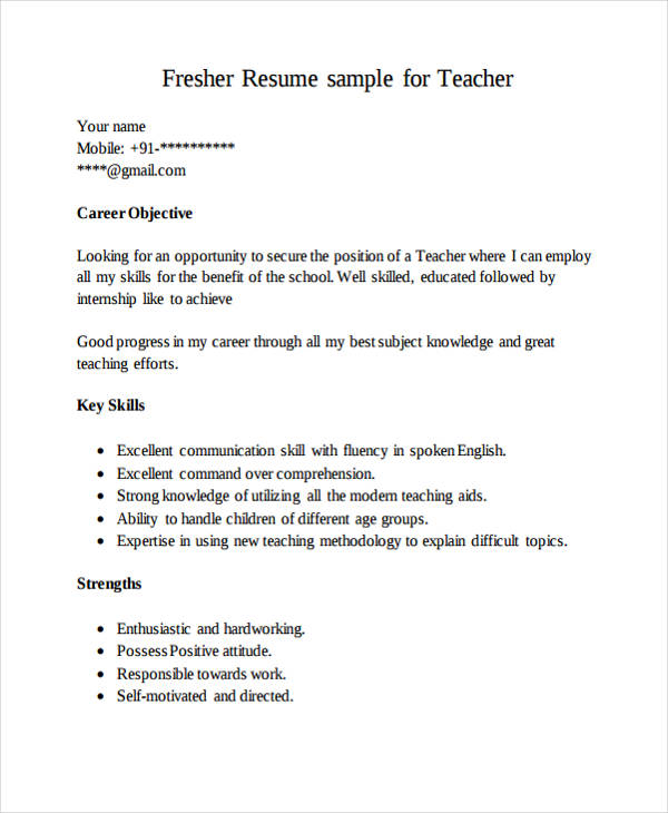 12+ Formal Curriculum Vitae - Free Sample, Example Format Download