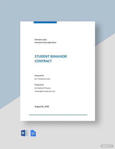 24+ Student Contract Templates - Word, PDF