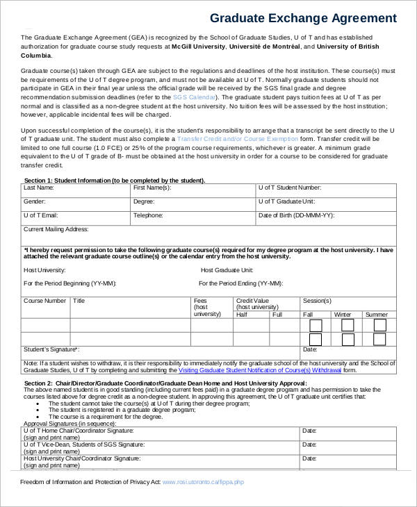 Exchange Agreement Template -15+ Free Word, PDF Format Download