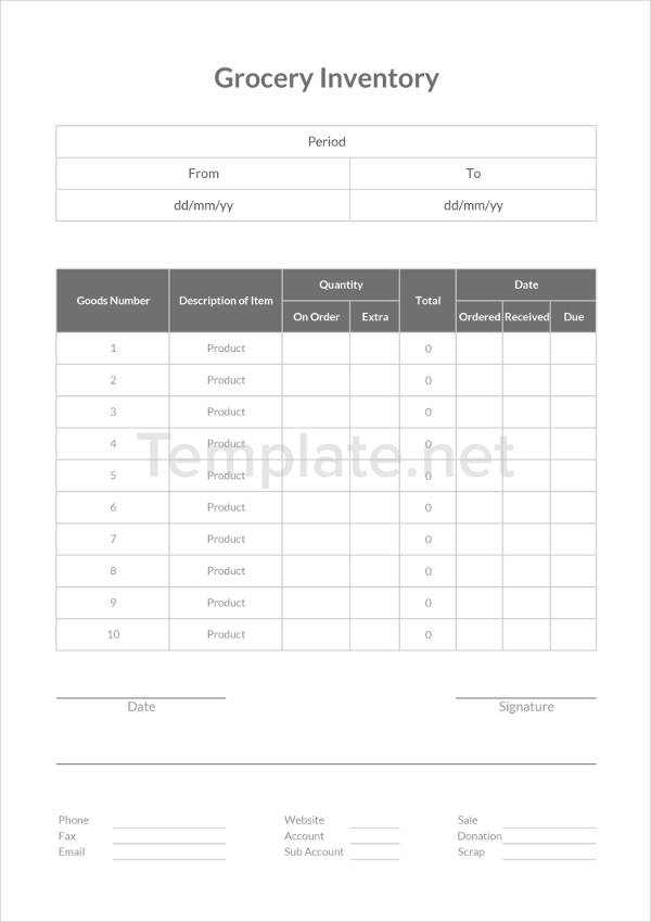 22+ Inventory Templates - Word, Docs, PDF