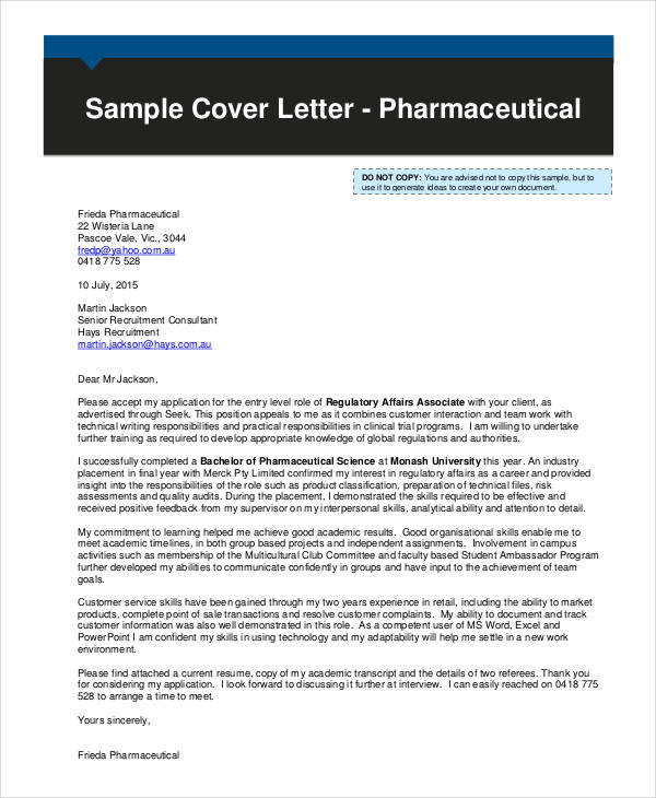 10 Consulting Cover Letter Templates Example