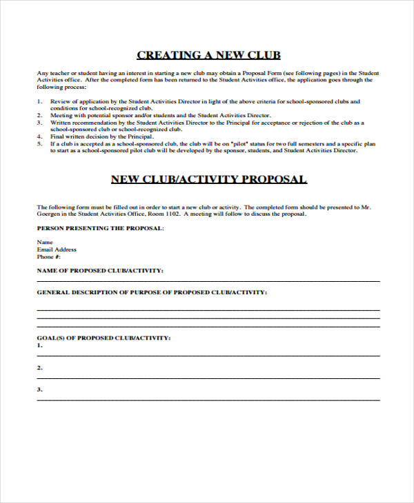 9+ School Proposal Templates - Free Samples, Examples, Format Download