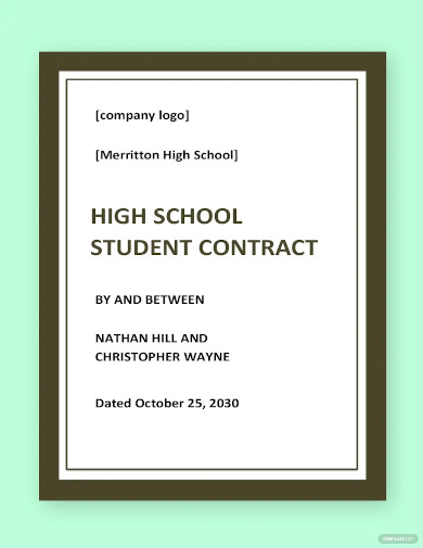 24+ Student Contract Templates - Word, PDF