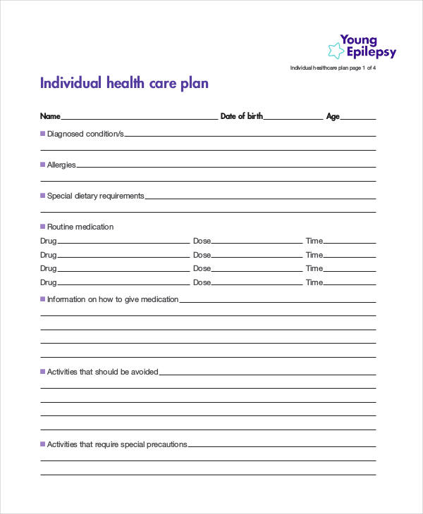 11+ Healthcare Plan Templates - PDF, Word