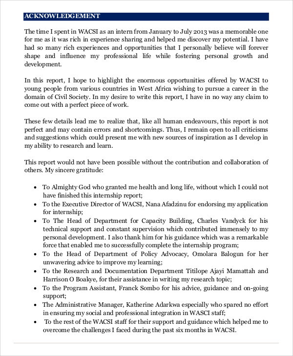 12+ Acknowledgement Report Samples- Docs, Word, PDF, Pages