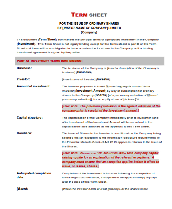 Investment Sheet Templates - 4+ Free PDF Format Download