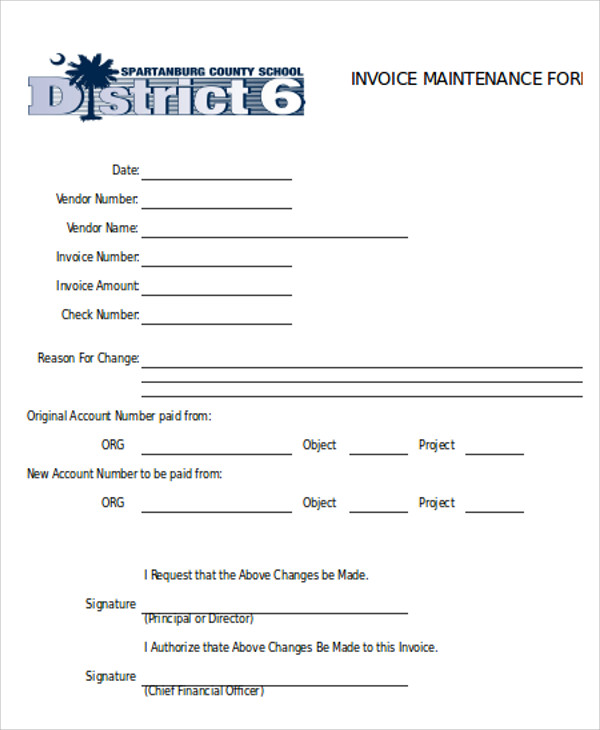 10+ Maintenance Invoice Templates - Free Sample, Example Format Download