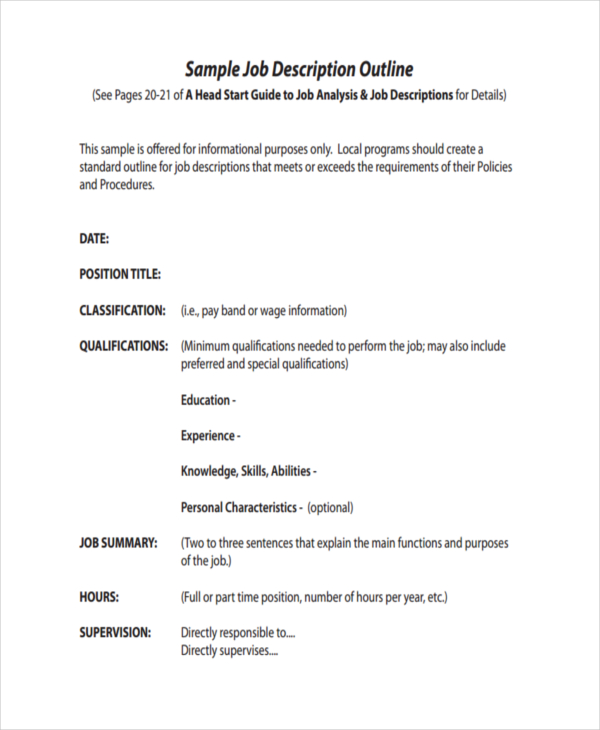 37+ Best Outline Examples in MS Word | Google Docs | Apple Pages | PDF