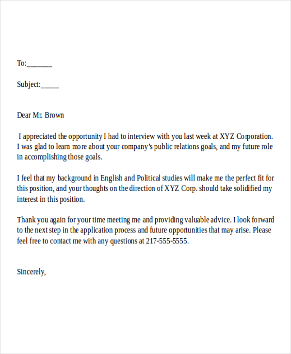 Thank You Letter To Recruiter After Job Offer Database Letter 