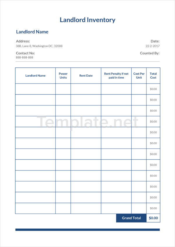 22+ Inventory Templates - Word, Docs, PDF