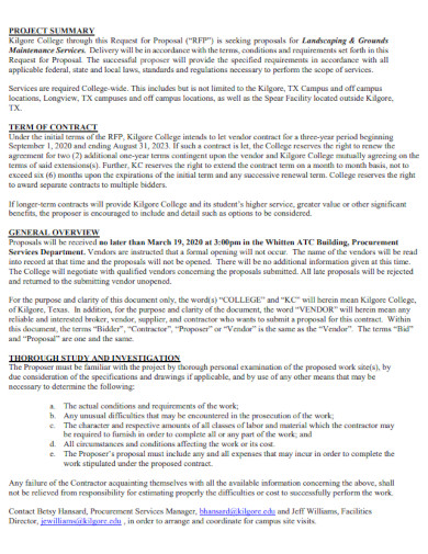 21+ Contract Proposal Templates - Free Word, PDF Format Download