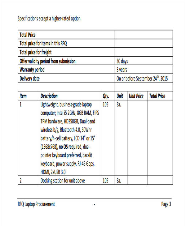 11+ Purchase Quotation Templates - Samples, Examples Format Download