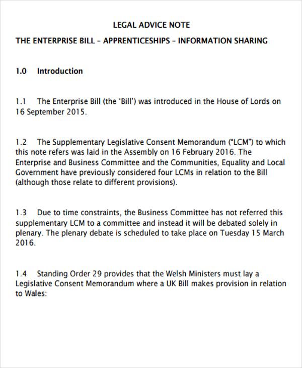 Advice Note Templates - 7+ Free Word, PDF Format Download