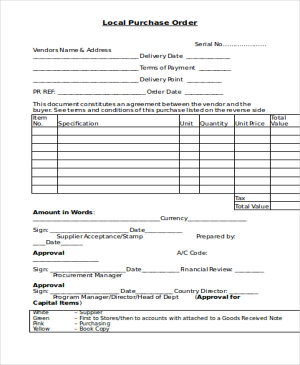32+ Sample Order Templates - AI, PSD