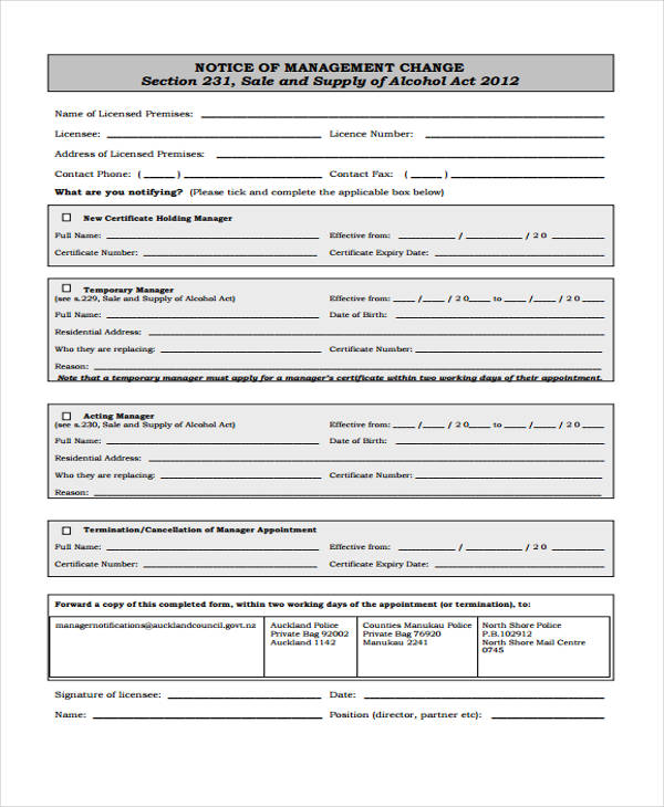 23+ Notice Templates