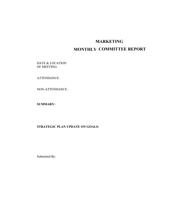 24+ Sample Marketing Report Templates - Docs, Word, PDF