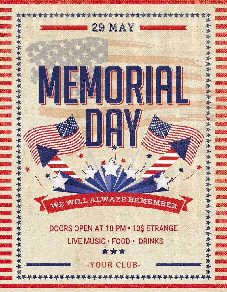 17 Memorial Day Templates Free Premium Templates