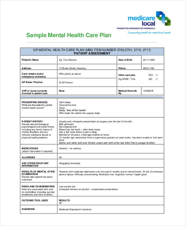 11+ Healthcare Plan Templates - PDF, Word