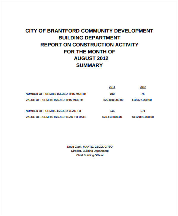 26+ FREE Construction Report Templates - PDF, Word