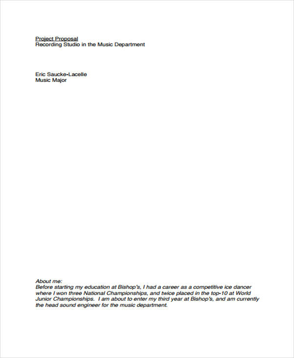 8+ Music Business Proposal Templates - Free Word, PDF Format Download