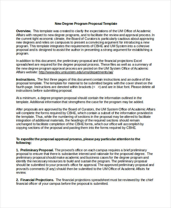 8 Academic Proposal Templates Word PDF 8 Academic Proposal Templates Word PDF