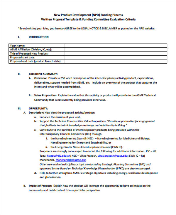 11+ Product Business Proposal Templates - Sample, Example