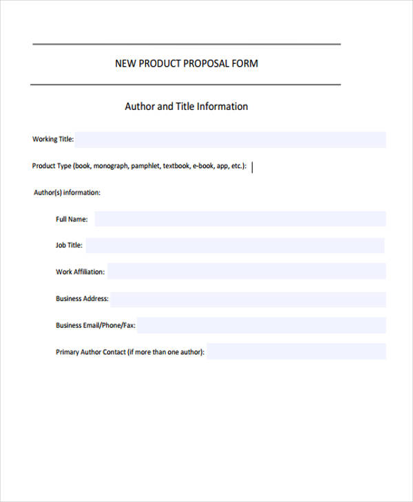 30+ Product Proposal Templates - Free Word, PDF Documents