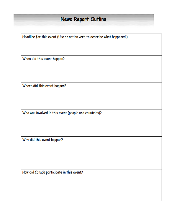 37+ Best Outline Examples in MS Word | Google Docs | Apple Pages | PDF