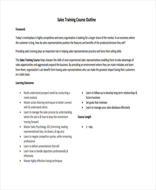 37+ Best Outline Examples in MS Word | Google Docs | Apple Pages | PDF