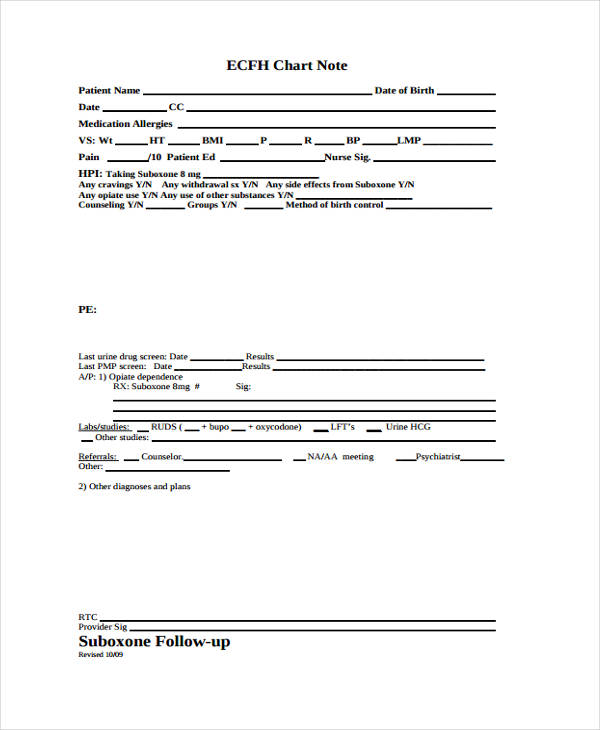 Patient Note Templates - 6+ Free Word, PDF Format Download