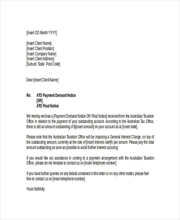 Demand Notice Templates - 5+ Free Word, PDF Format Downlaod