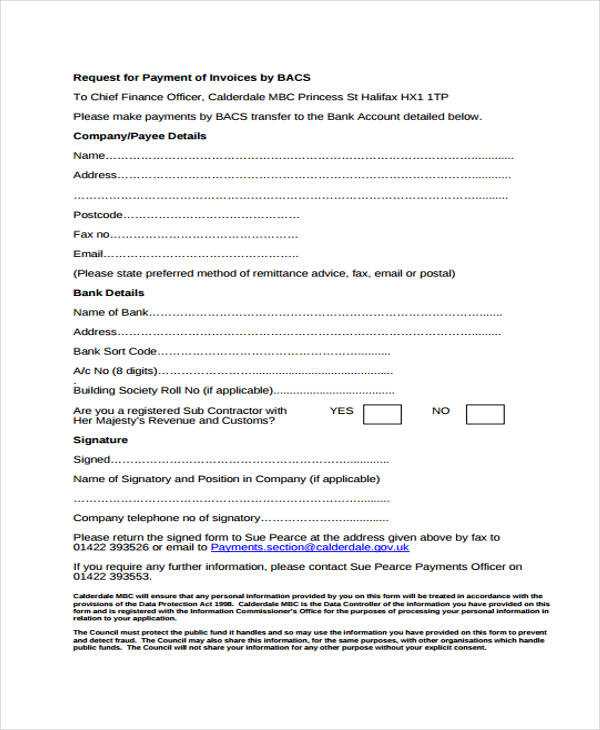 Payment Invoice Template - 9+ Free Word, PDF Format Download