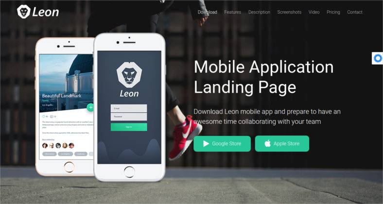 12+ Best Mobile App Landing Page Templates
