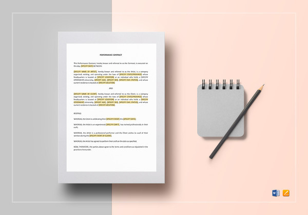 14+ Student Contract Templates - Sample Word, Apple Pages Google Docs ...