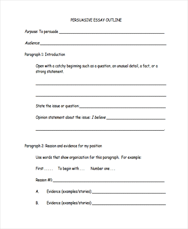 37+ Best Outline Examples in MS Word | Google Docs | Apple Pages | PDF