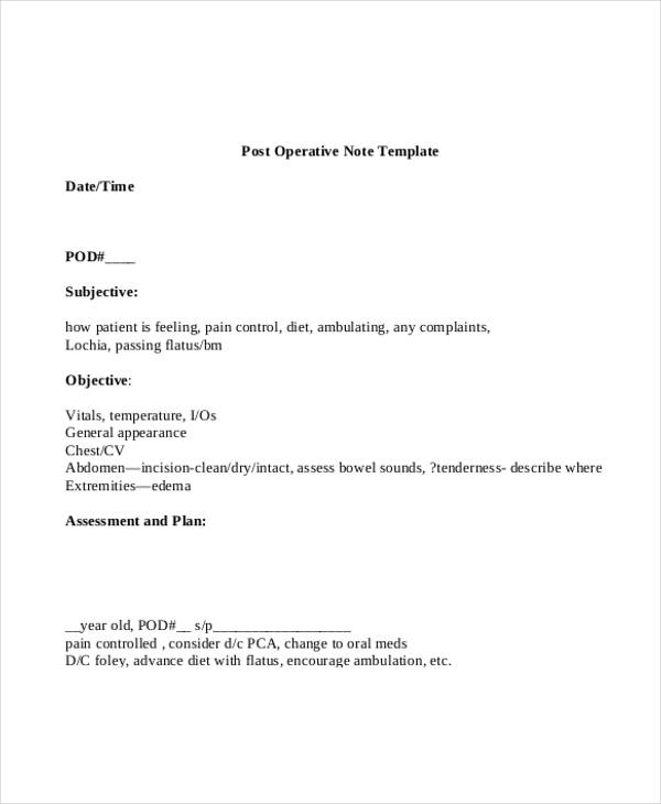 7+ Procedure Note Templates - Free Sample, Example Format Download