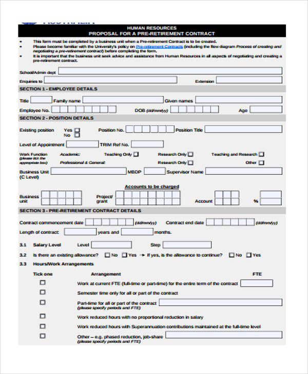 21+ Contract Proposal Templates - Free Word, PDF Format Download