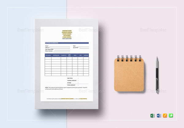 40+ Quotation Formats in PDF
