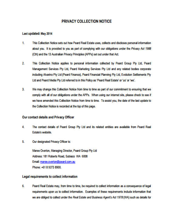 30+ Free Notice Templates