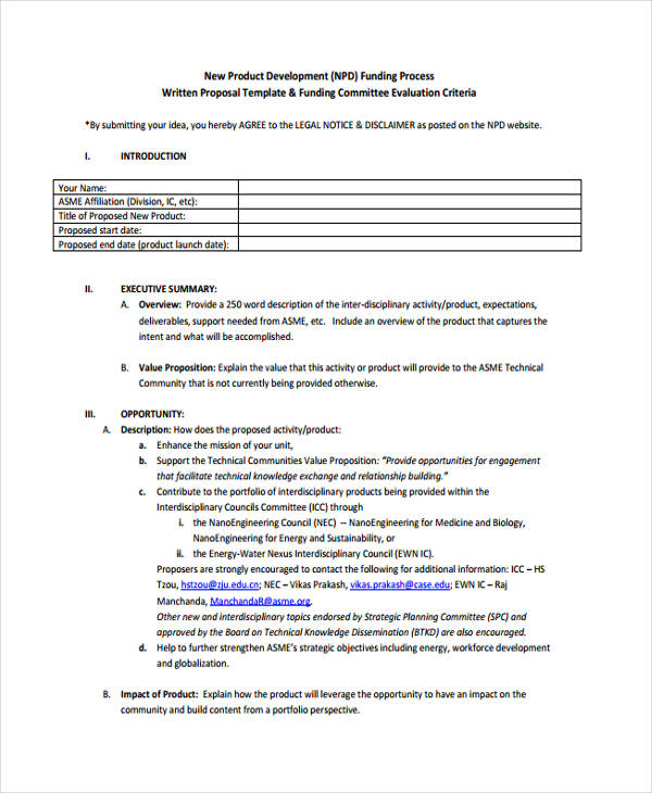 30+ Product Proposal Templates - Free Word, PDF Documents