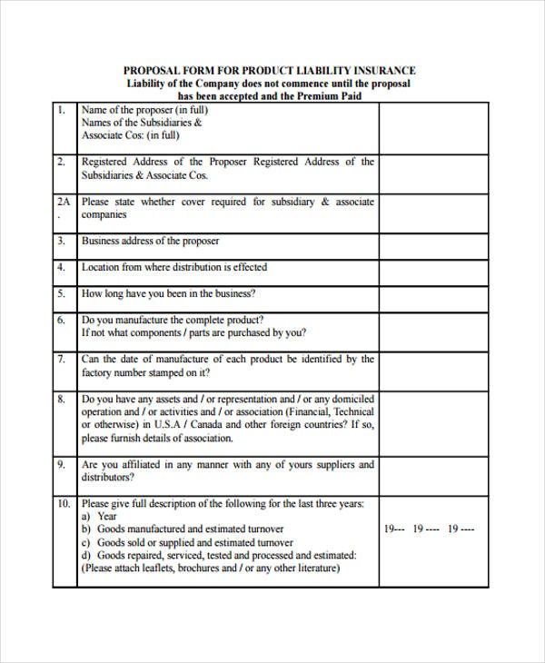 30+ Product Proposal Templates - Free Word, PDF Documents