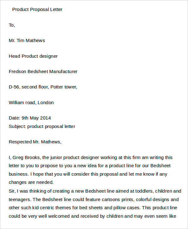 38+ Proposal Letter Templates - Word, PDF