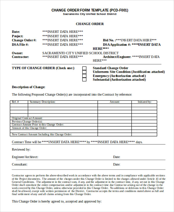 32+ Sample Order Templates - AI, PSD