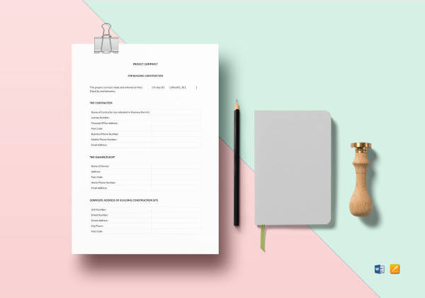 11+ Project Contract Templates - Word, PDF, Google Docs, Pages