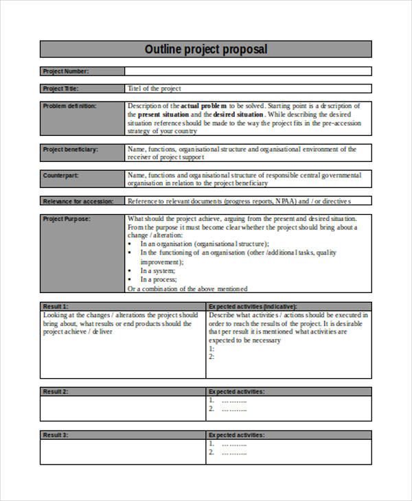 44+ Outline Templates in Word