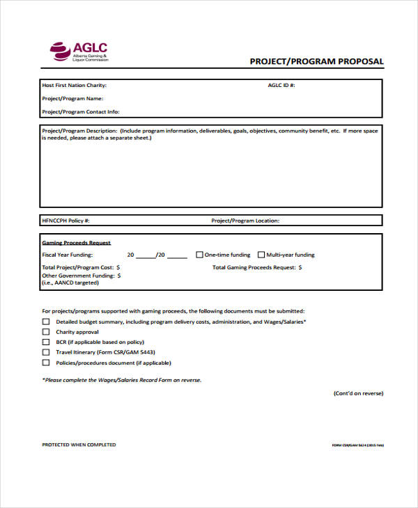 23+ Program Proposal Templates - Word, PDF, Google Docs, Apple Pages