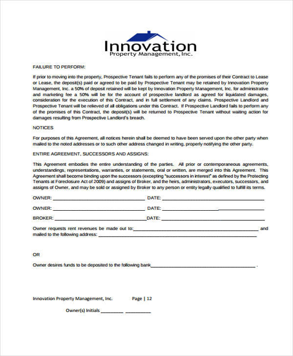 Contract Management Templates Free Printable Templates