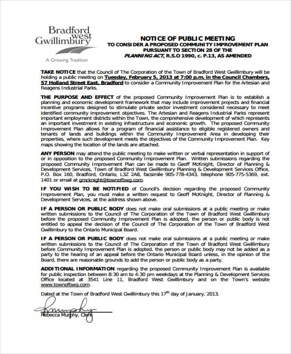 30+ Free Notice Templates