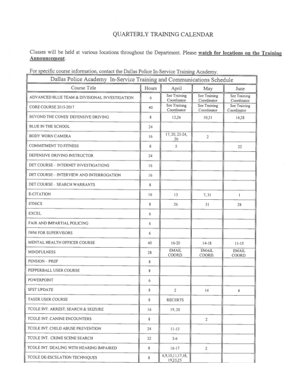 26+ Training Calendar Templates - Sample, Example Format Download